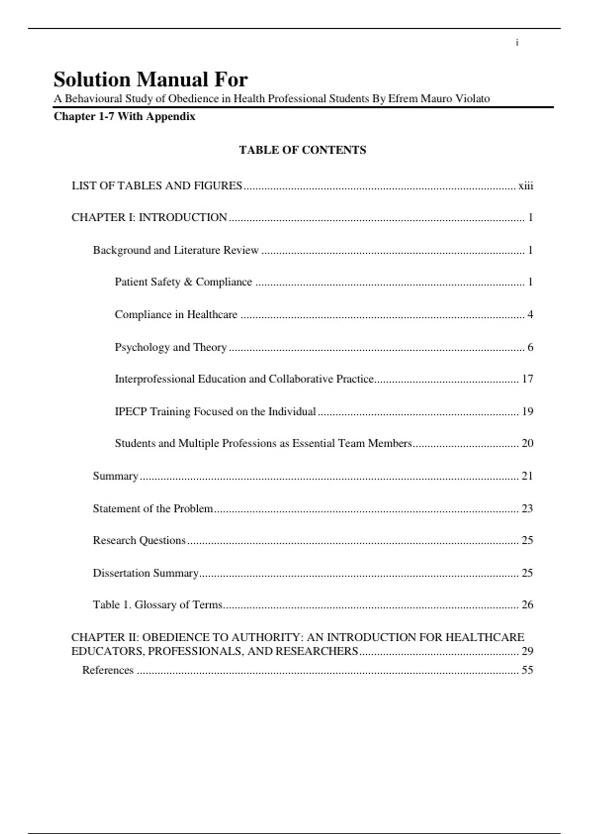 A Behavioural Study of Obedience in Health Professional Students by ...