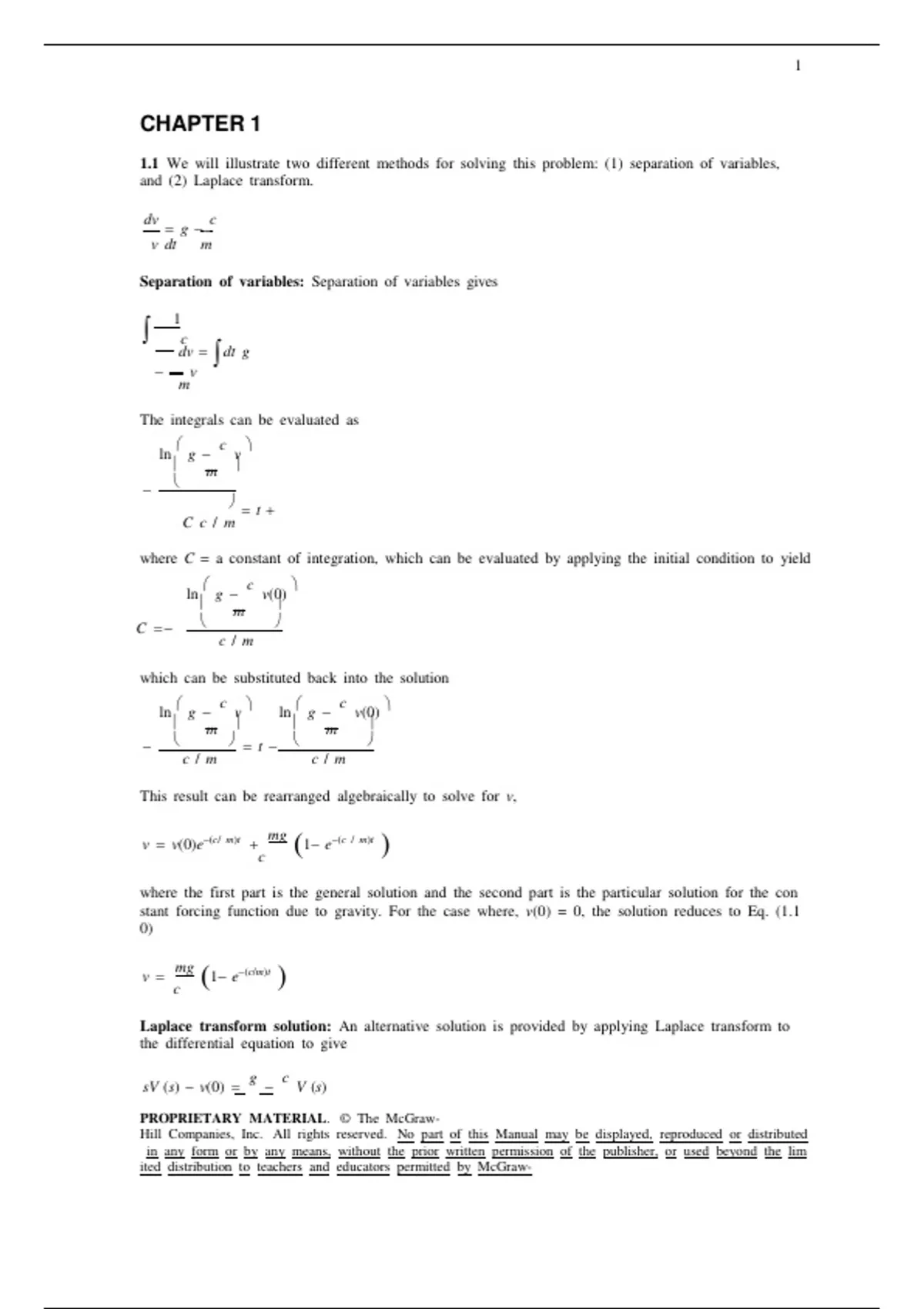 Numerical Methods for Engineers 7th Edition – Chapra Solution Manual ...