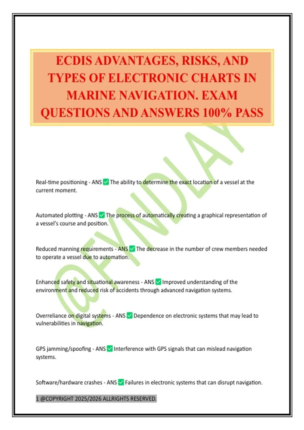 ECDIS ADVANTAGES, RISKS, AND TYPES OF ELECTRONIC CHARTS IN MARINE ...