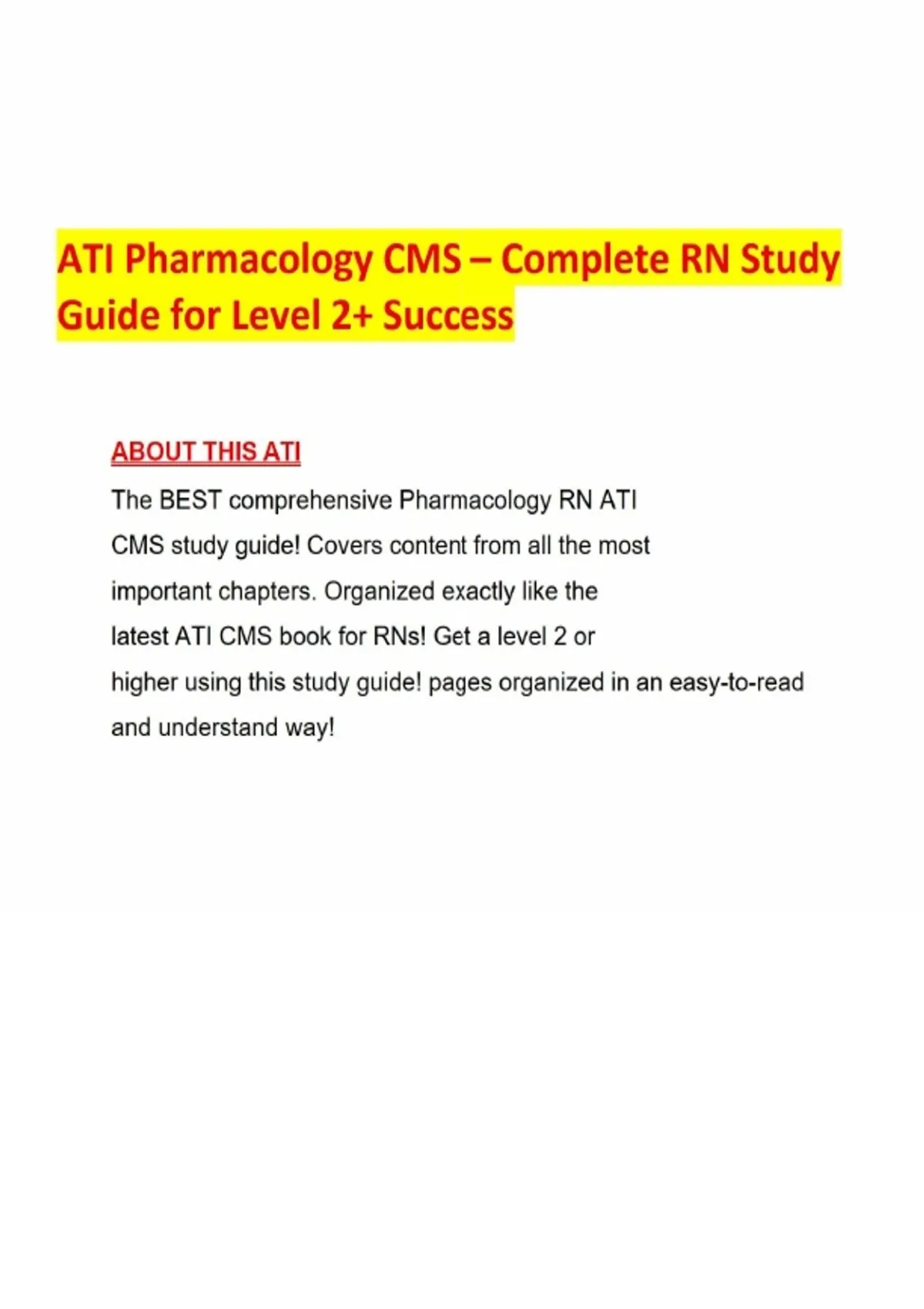 ATI RN Fundamentals Proctored Exams (Versions 1–3 + 2023 Set) – NGN ...