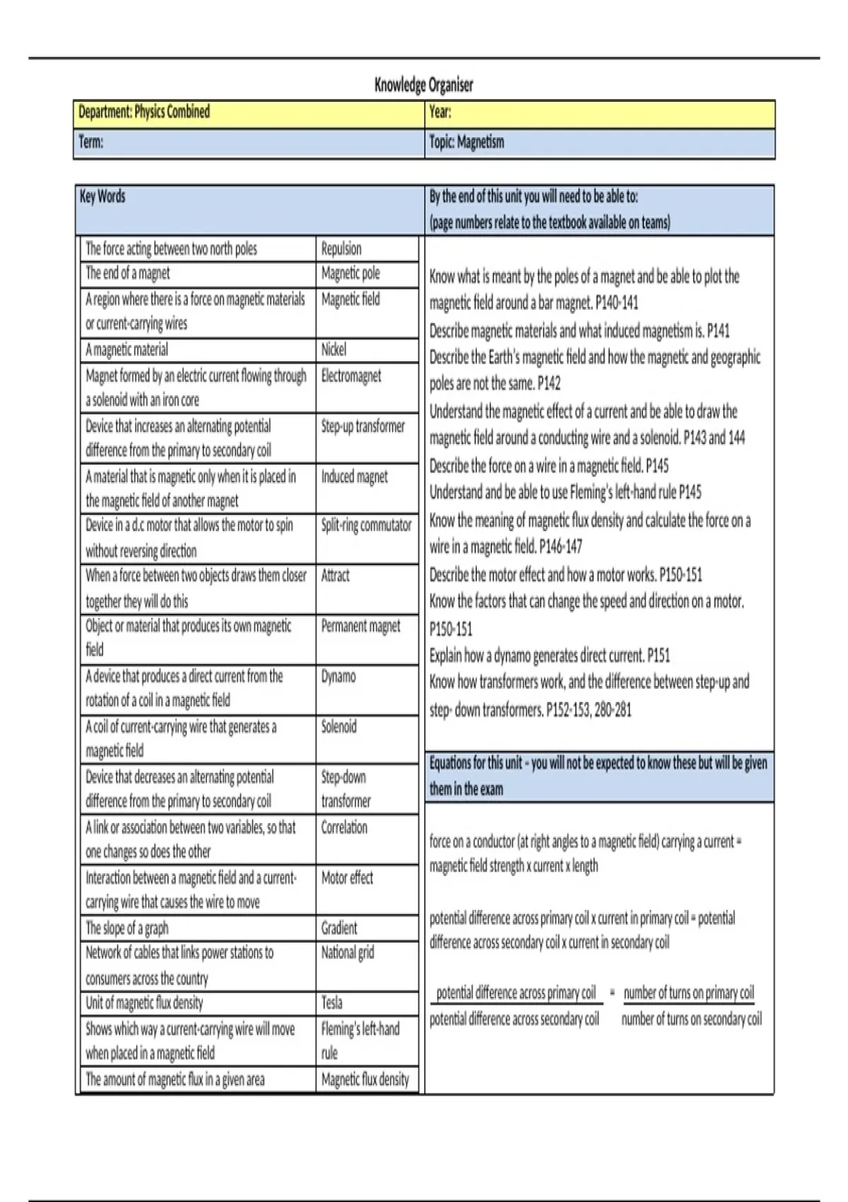 OCR Gateway A Physics notes - Science - Stuvia UK