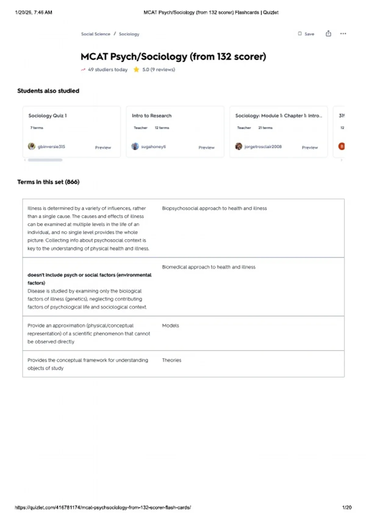 MCAT Psychology & Sociology Complete Package 2026 – High-Yield ...