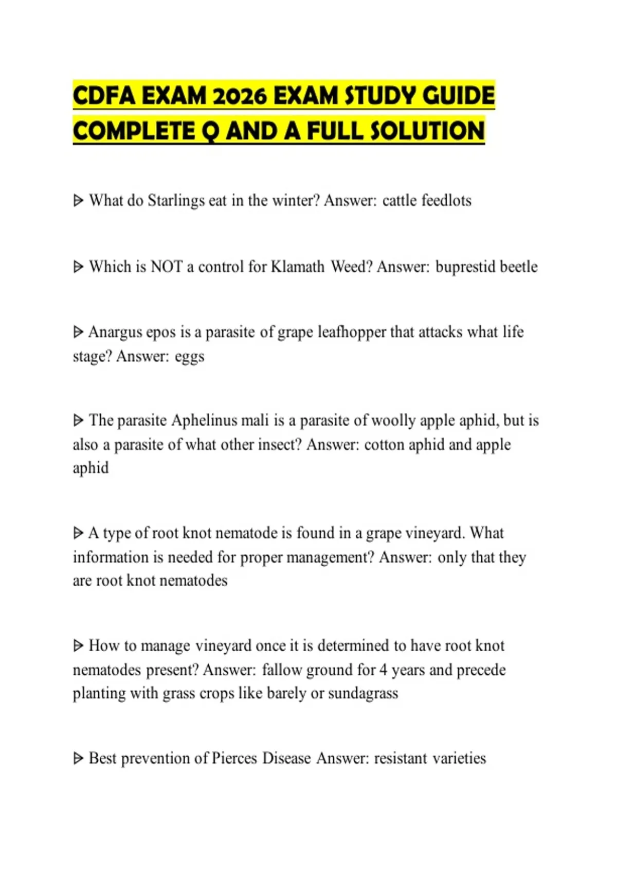 CDFA EXAM 2026 EXAM STUDY GUIDE COMPLETE Q AND A FULL SOLUTION - CDFA ...