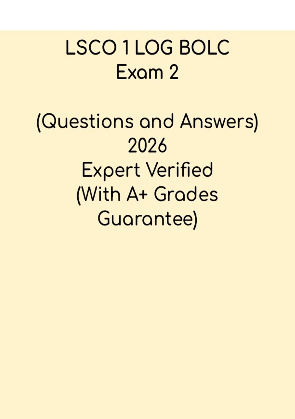 LSCO 1 LOG BOLC – Logistics Operations Study Guide & Exam Prep PDF ...