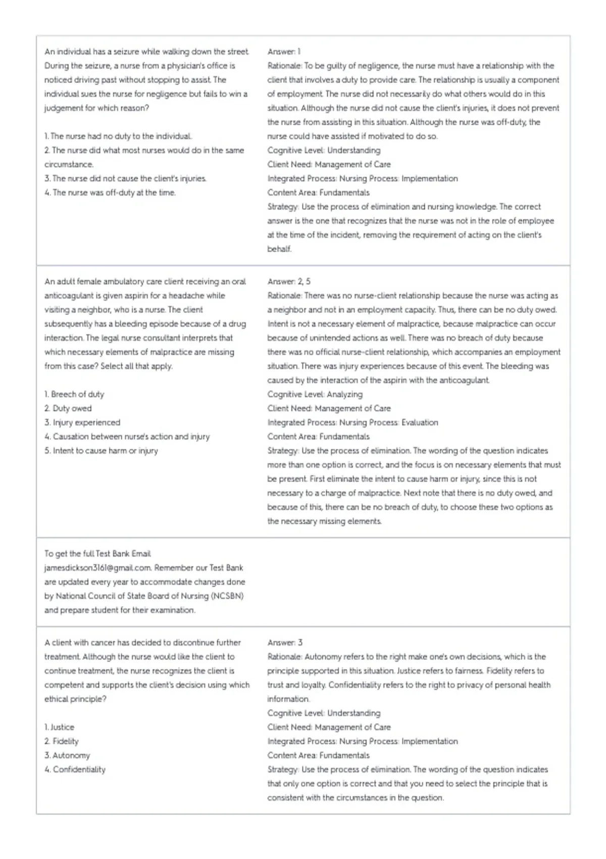 NCLEX RN® EXAMS Cram Practice Questions and Answers /Study guide with ...