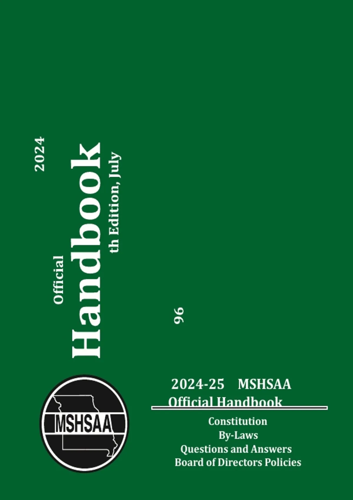 MSHSAA handbook, high school sports rules, Missouri athletics ...