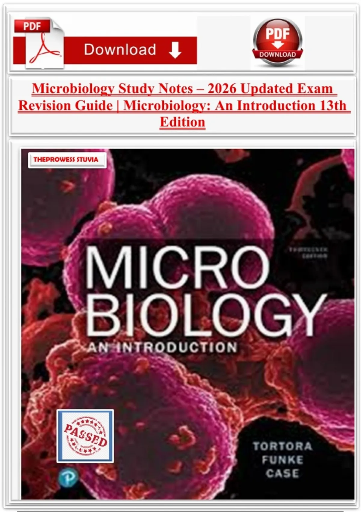 Microbiology Study Notes – 2026 Updated Exam Revision Guide ...