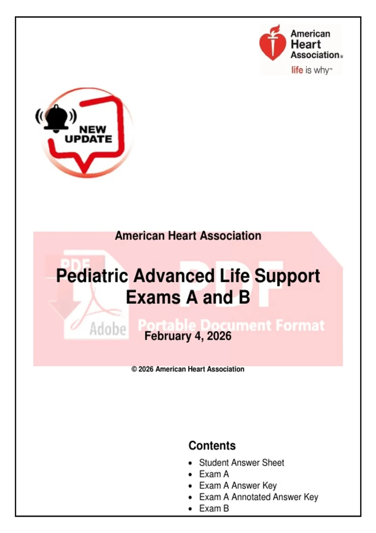 ACLS Certification Exam A,B AND C 2026 Advanced Cardiac Life Support ...