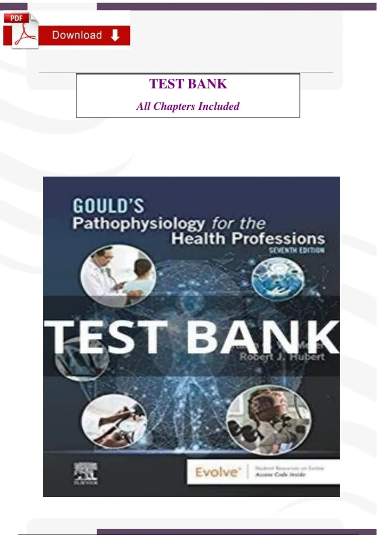 Gould’s Pathophysiology for the Health Professions 7th Edition Test ...