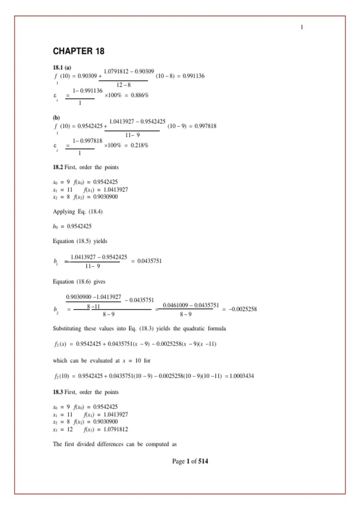 Numerical Methods for Engineers 7th Edition Solution Manual – Steven ...