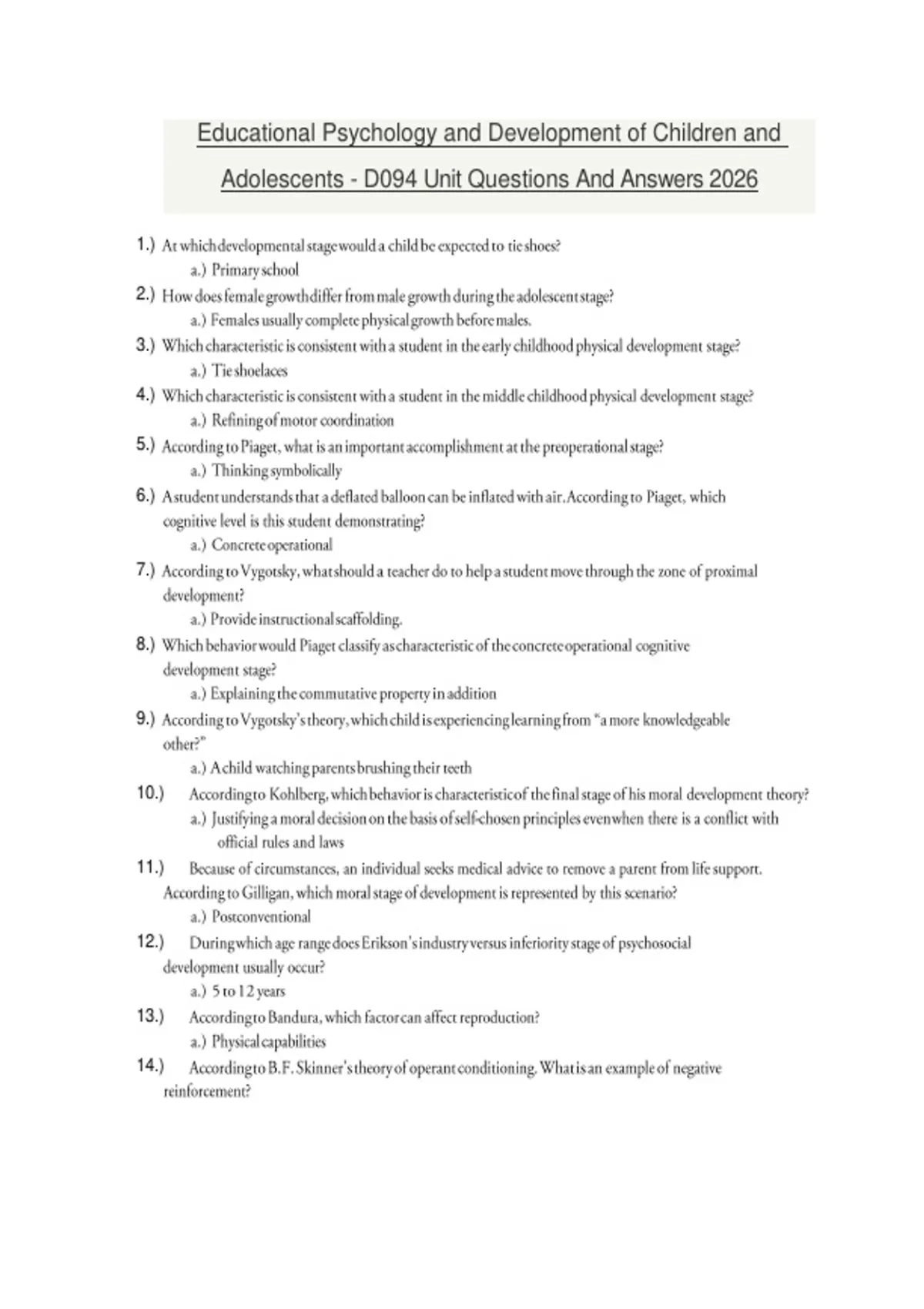Educational Psychology and Development of Children and Adolescents ...