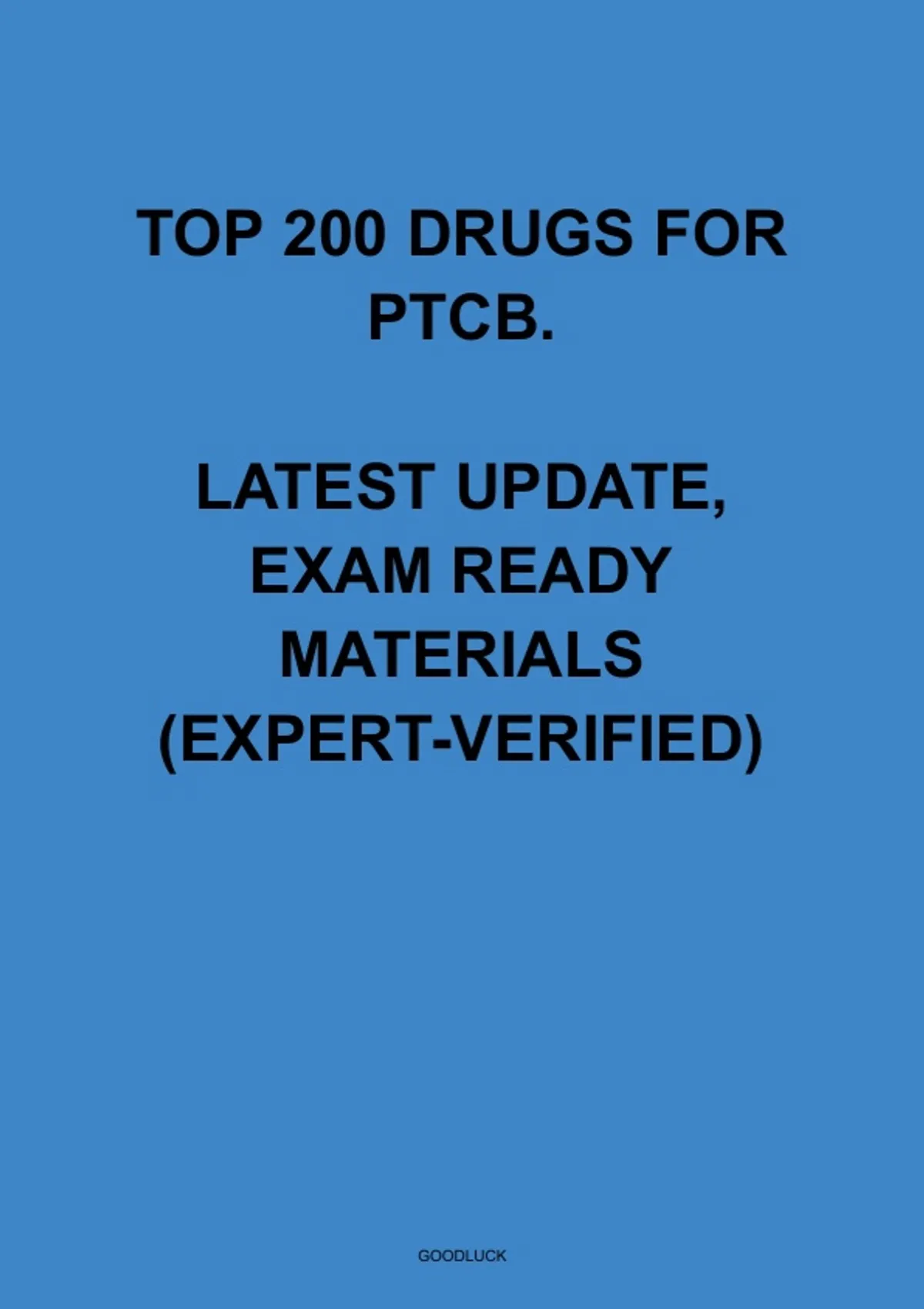 Top 200 Drugs for PTCB Study Guide 2025–2026 | Brand & Generic Names ...