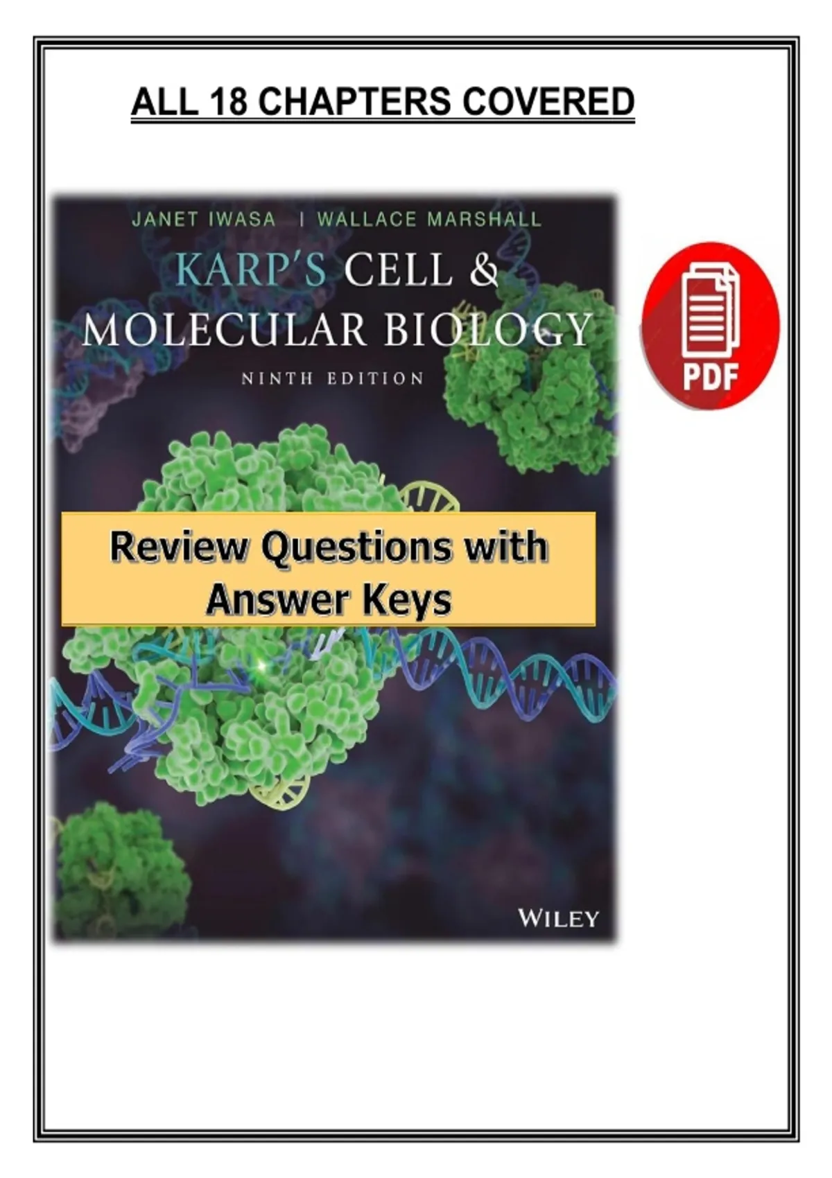 Karp's Cell and Molecular Biology 9th (2020) - Gerald Karp - Review ...