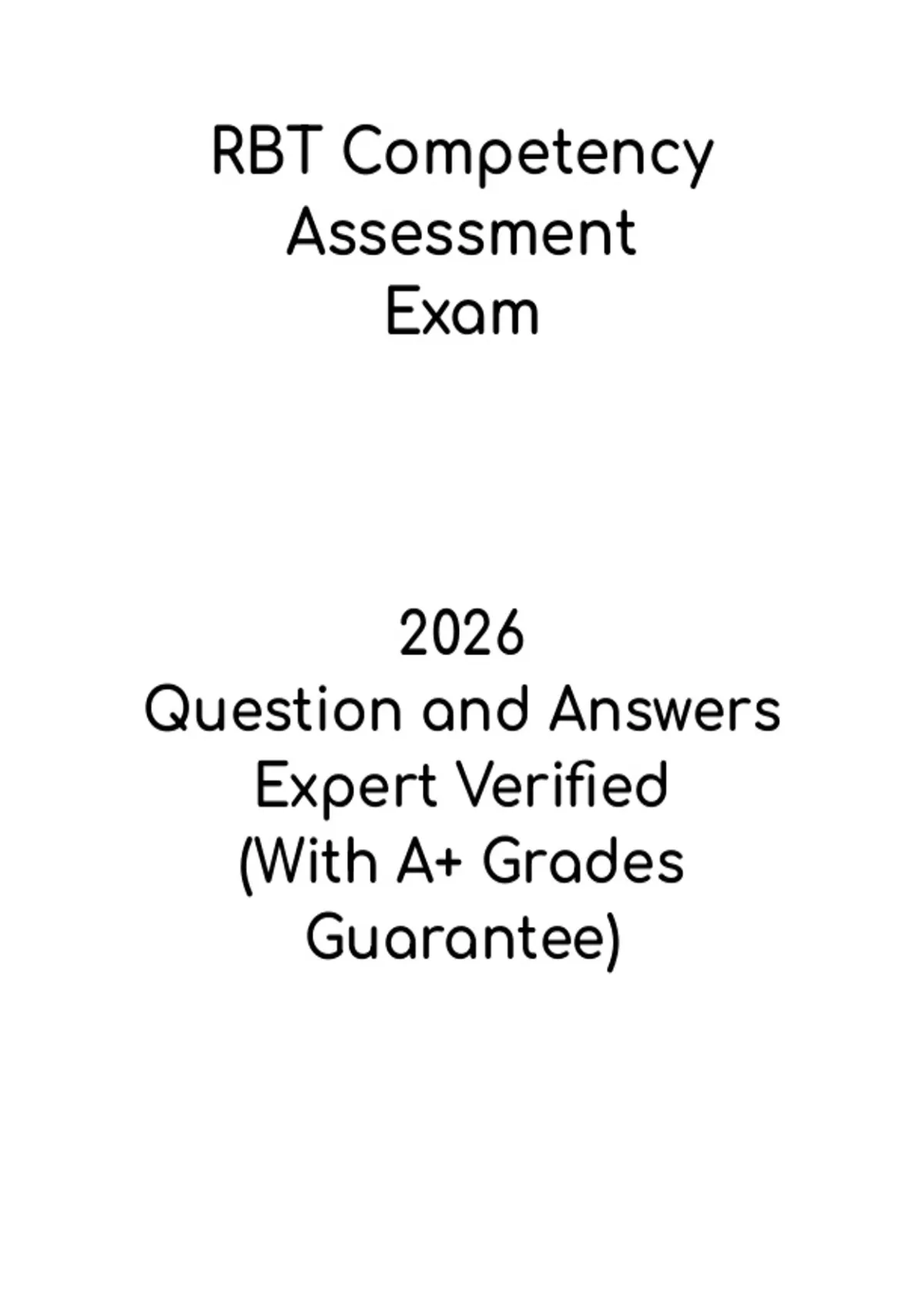 RBT Competency Assessment 2026 | Registered Behavior Technician Skills ...