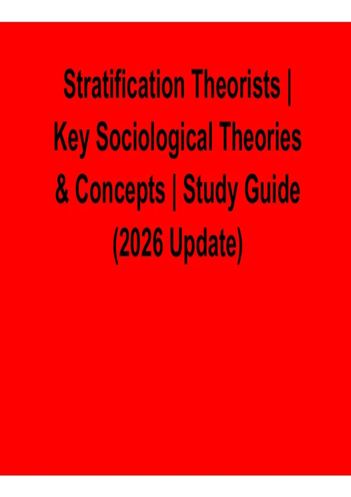 Stratification Theorists _ Key Sociological Theories & Concepts _ Study ...