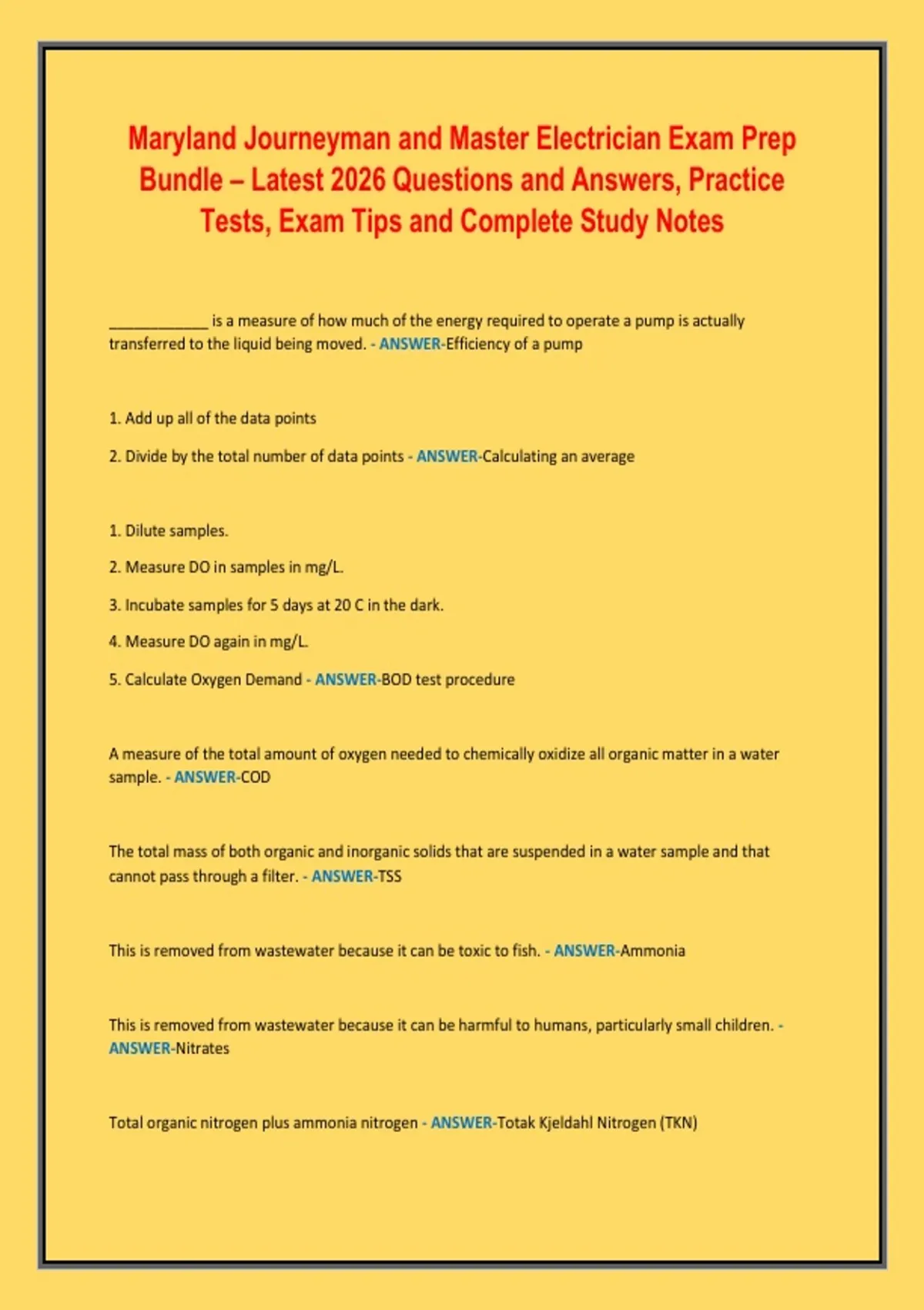 Maryland Electrician Certification Exam – 2026 NEC Practice Questions ...