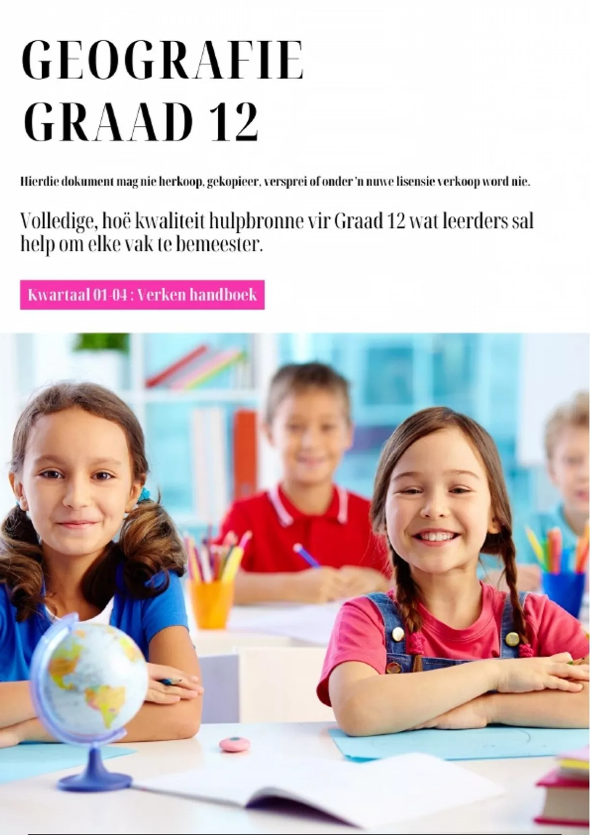 Summary Geografie Graad 12 (Via Afrika-handboek) - Geografie - Stuvia SA