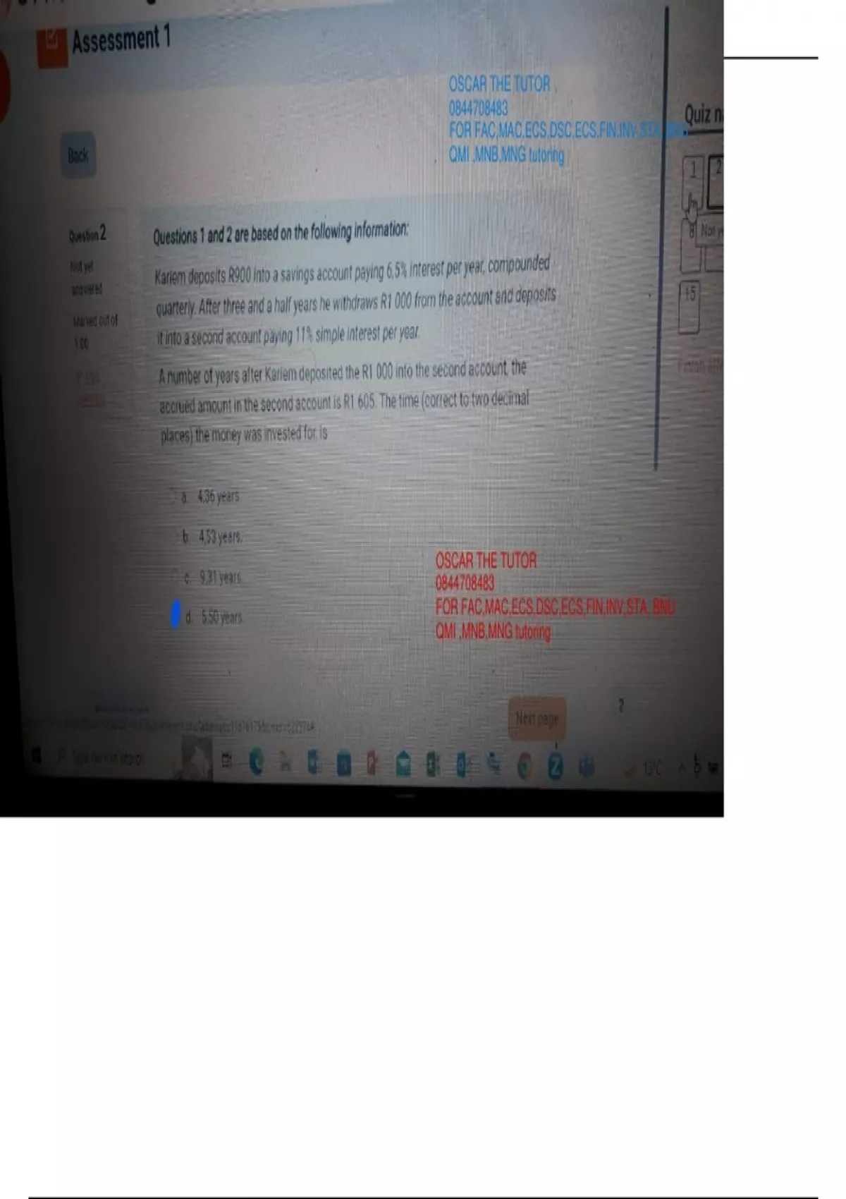 DSC1630 ASSESSMENT 1 SEM 1 OF 2024 QUESTIONS AND ANSWERS - DSC1630 ...