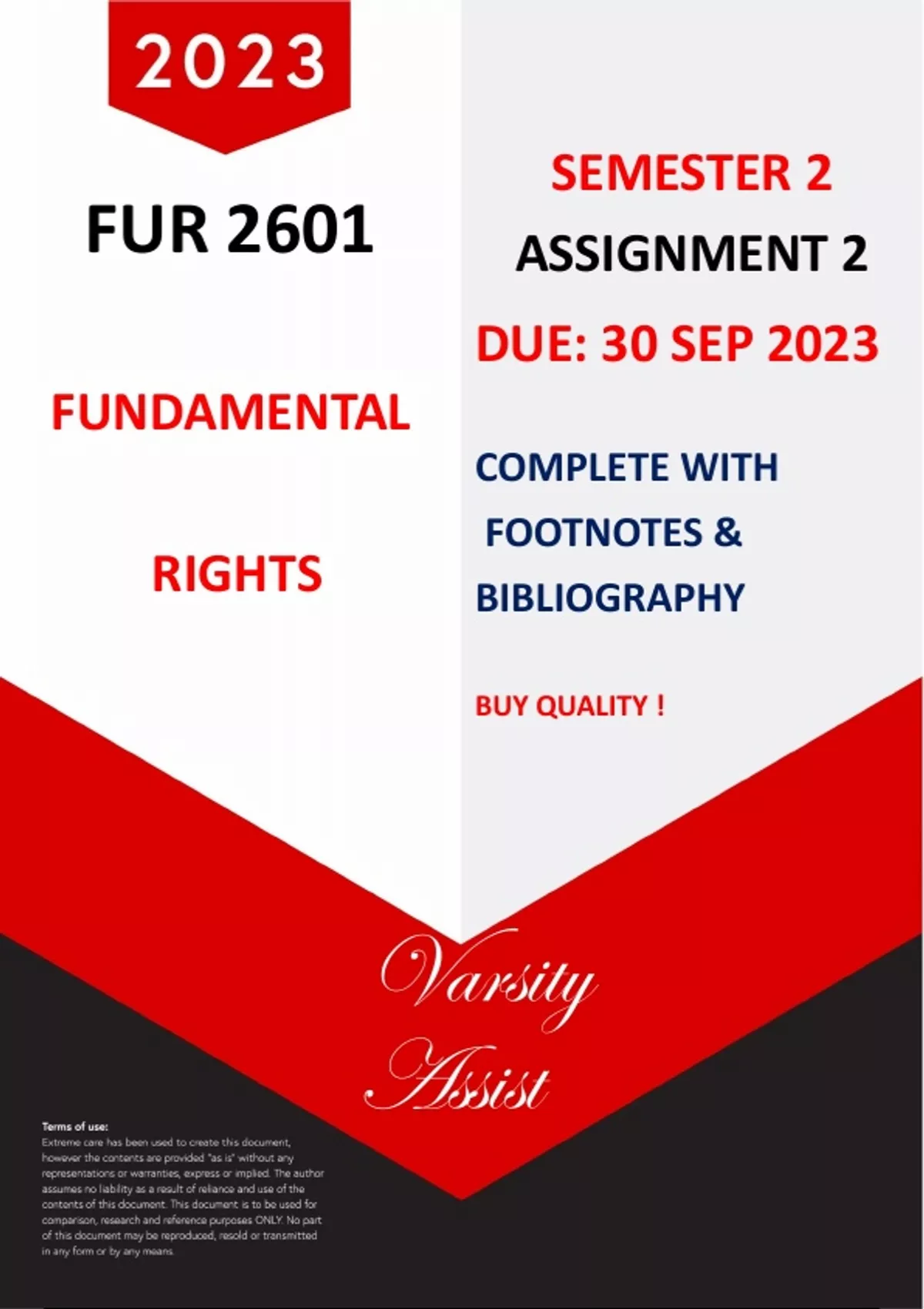 FUR2601 "2023" This is the latest updated Exam Pack for 2023 - Memos ...
