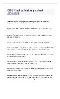 CBIS Practice Test fully solved 2023/2024 - CBIS - Stuvia US