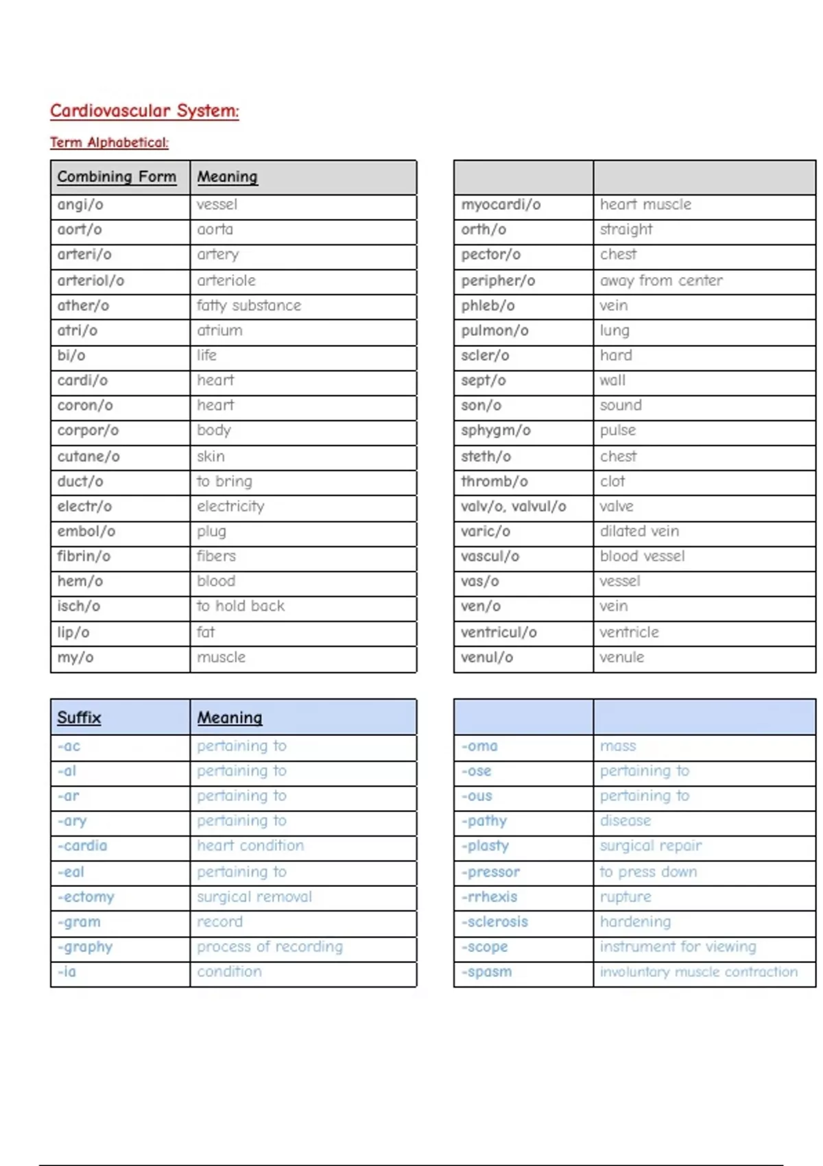 Chapter 5 - The Cardiovascular System Guides - Stuvia US