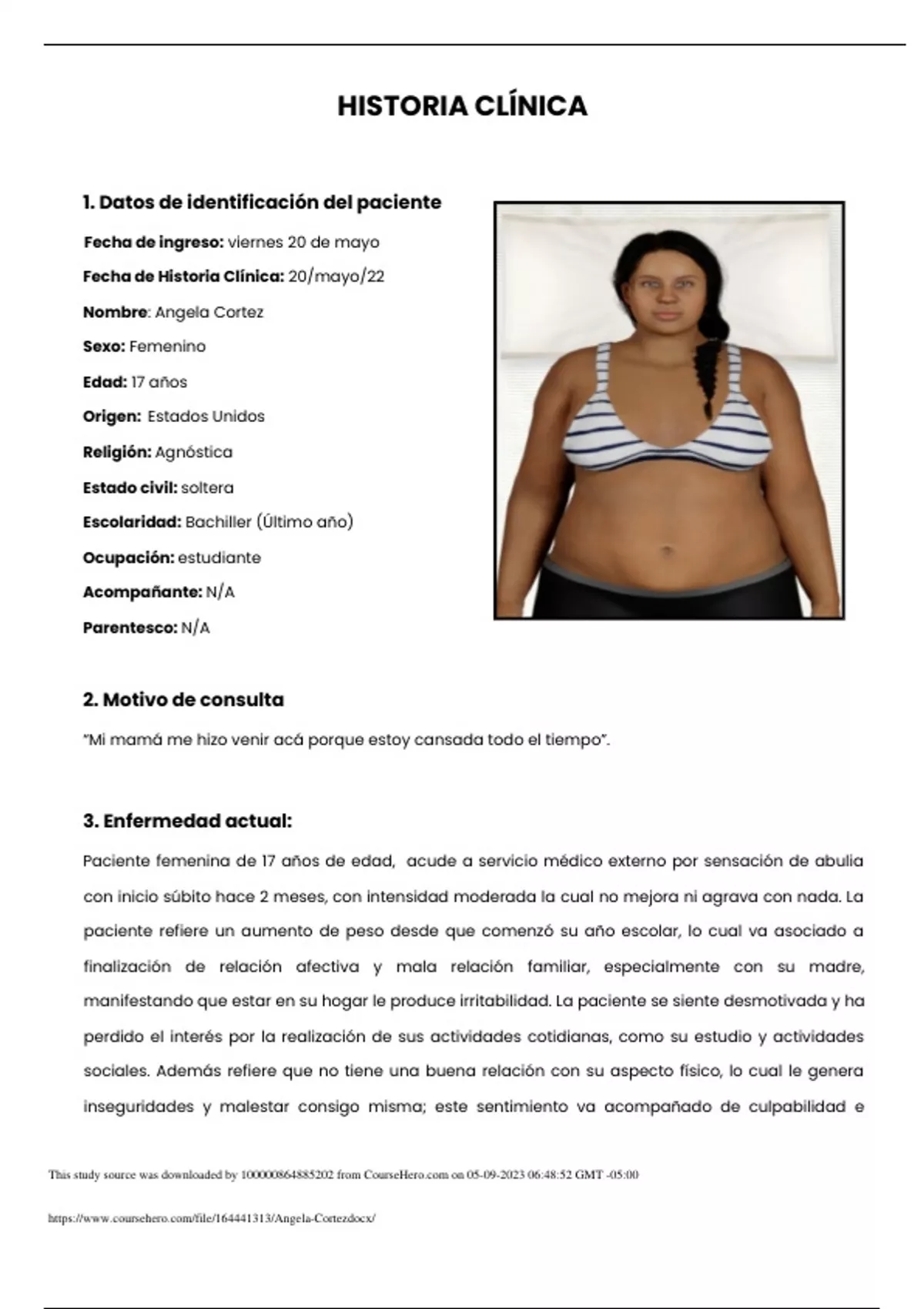 Angela Cortez All History -with 100% verified Questions & Answers- - Nursing - Stuvia US