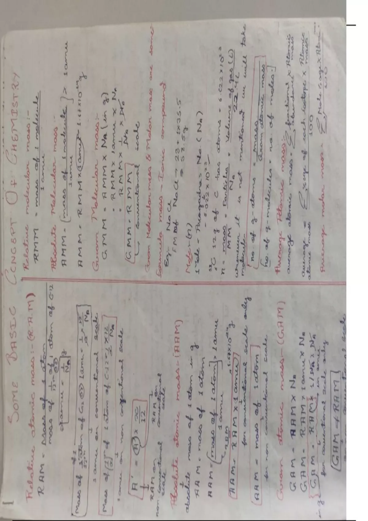 Summary Class 11+12 full physical chemistry notes highly recommended ...