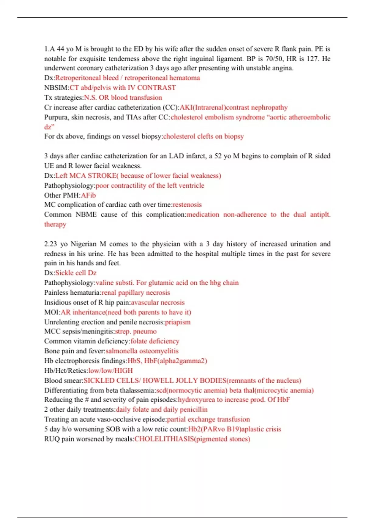 USMLE STEP 2CK EXAM WITH COMPLETE SOLUTIONS 2023|2024 UPDATE RATED A+ ...