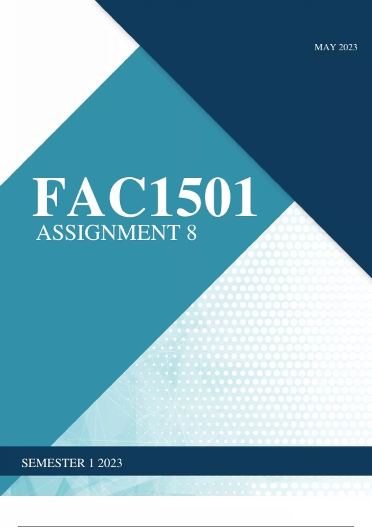TMN3702 Assignment 1 Quiz 2024 - FAC1501 - Introductory Financial ...
