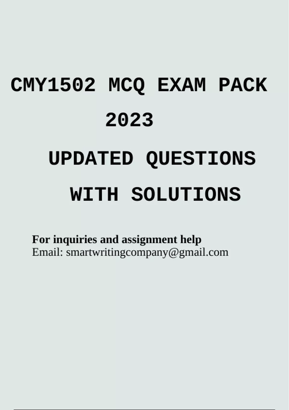 CMY1502 EXAM PACK 2023 - CMY1502 - Introduction To Criminology: Victims ...