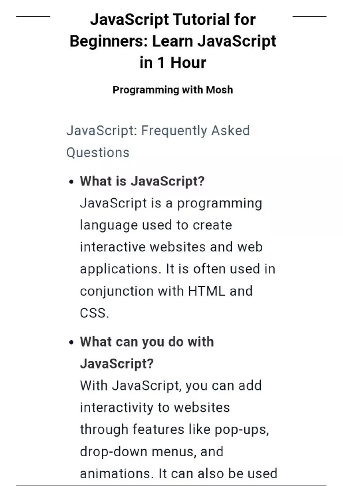 Summary Java for beginners - Computer science - Stuvia US