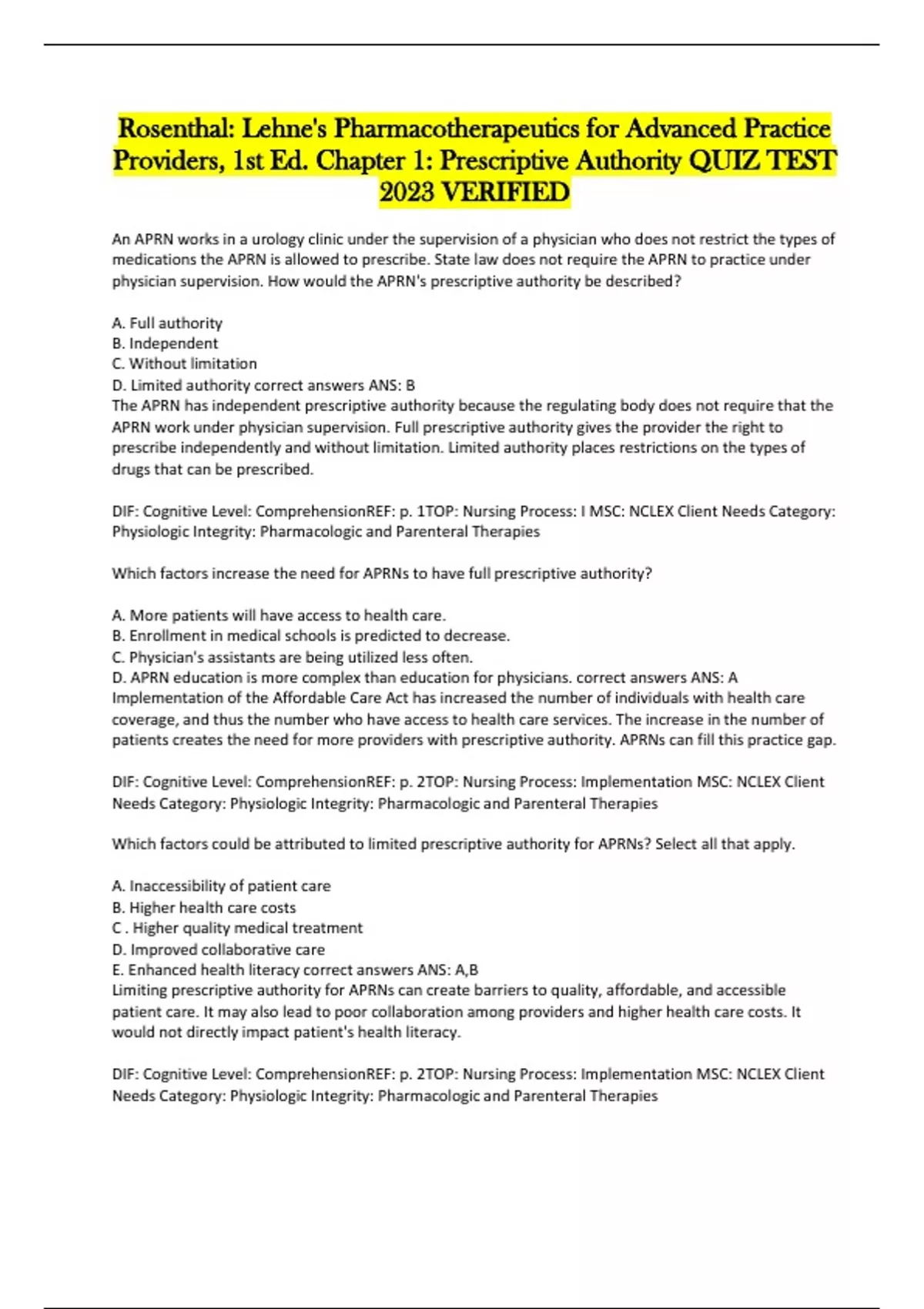 BUNDLED Rosenthal: Lehne's Pharmacotherapeutics for Advanced Practice ...