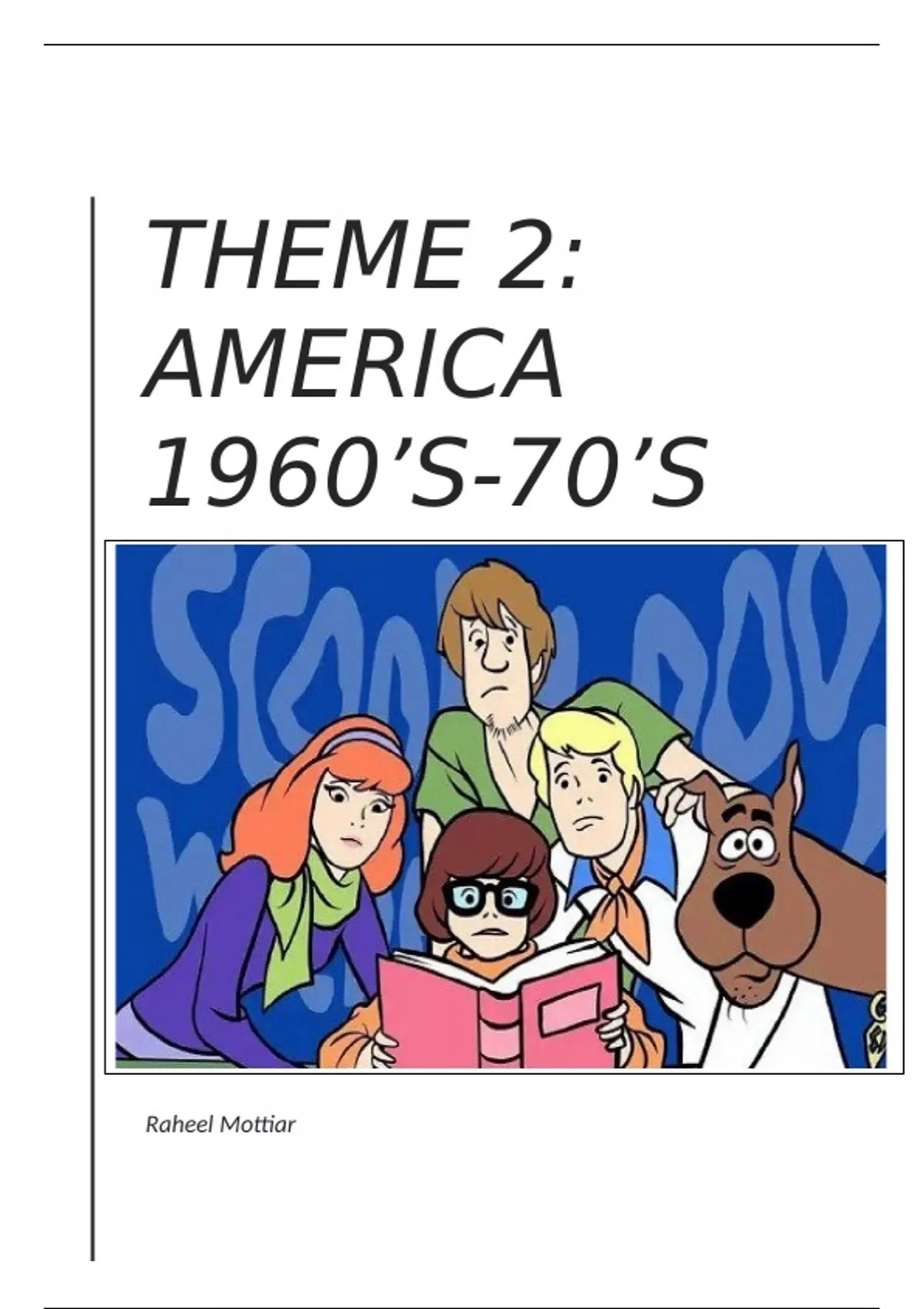 Summary A-Level History (9489) America 1960's and 70's - History ...