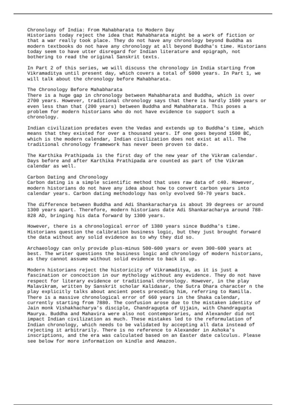 Summary Chronology of India: From Mahabharata to Modern Day - History ...