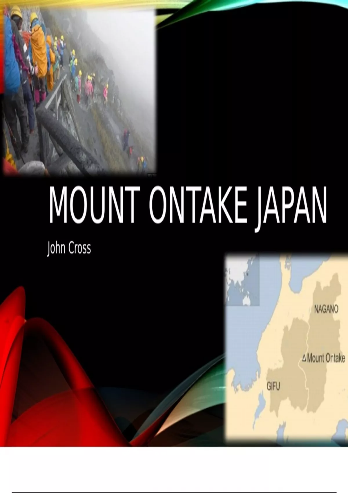 Mount Ontake Japan case study - Geography - Stuvia US