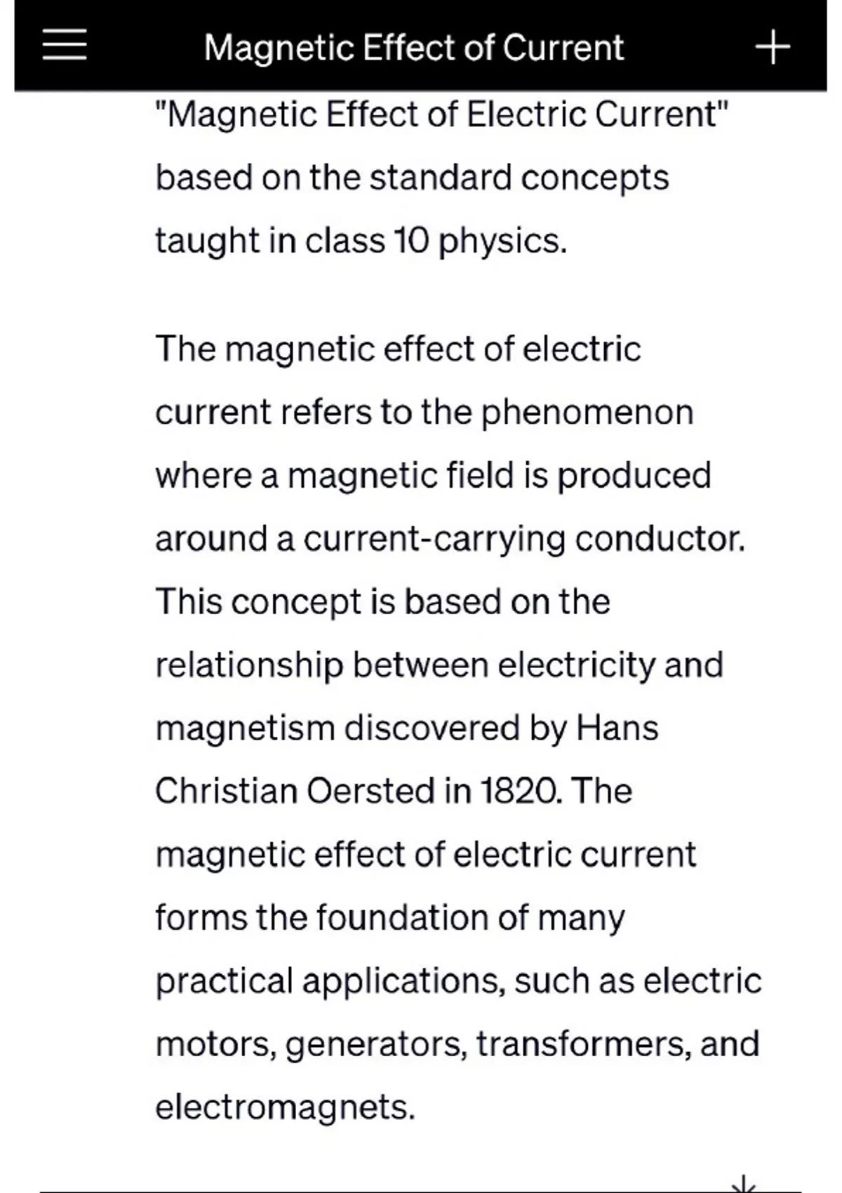 Class 10 physics ch-4 magnetic effects of electric current - Class 10 ...