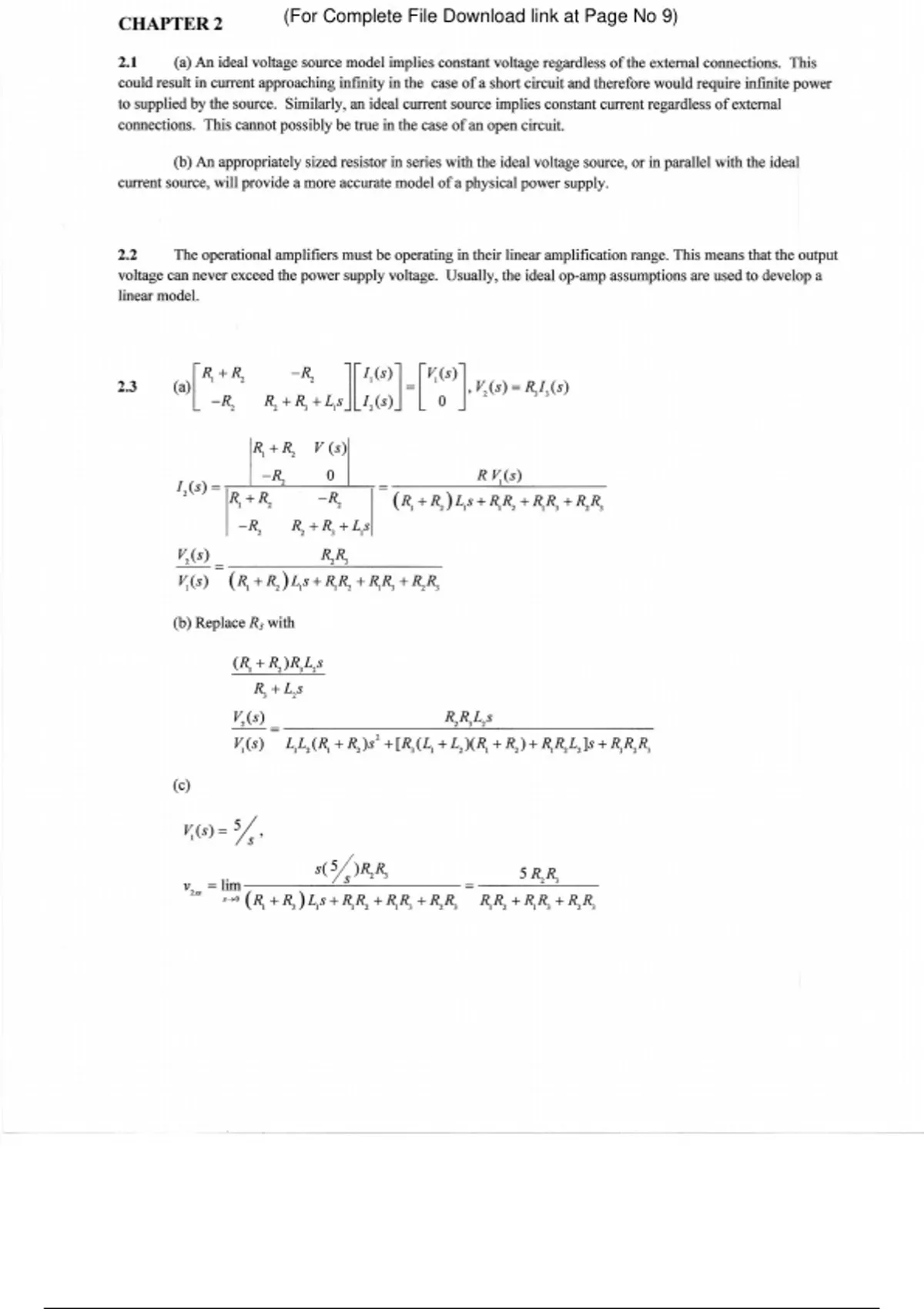 Feedback Control Systems 5th Edition By Charles Phillips, John Parr ...