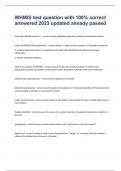 WHMIS test question with 100% correct answered 2023 updated already ...