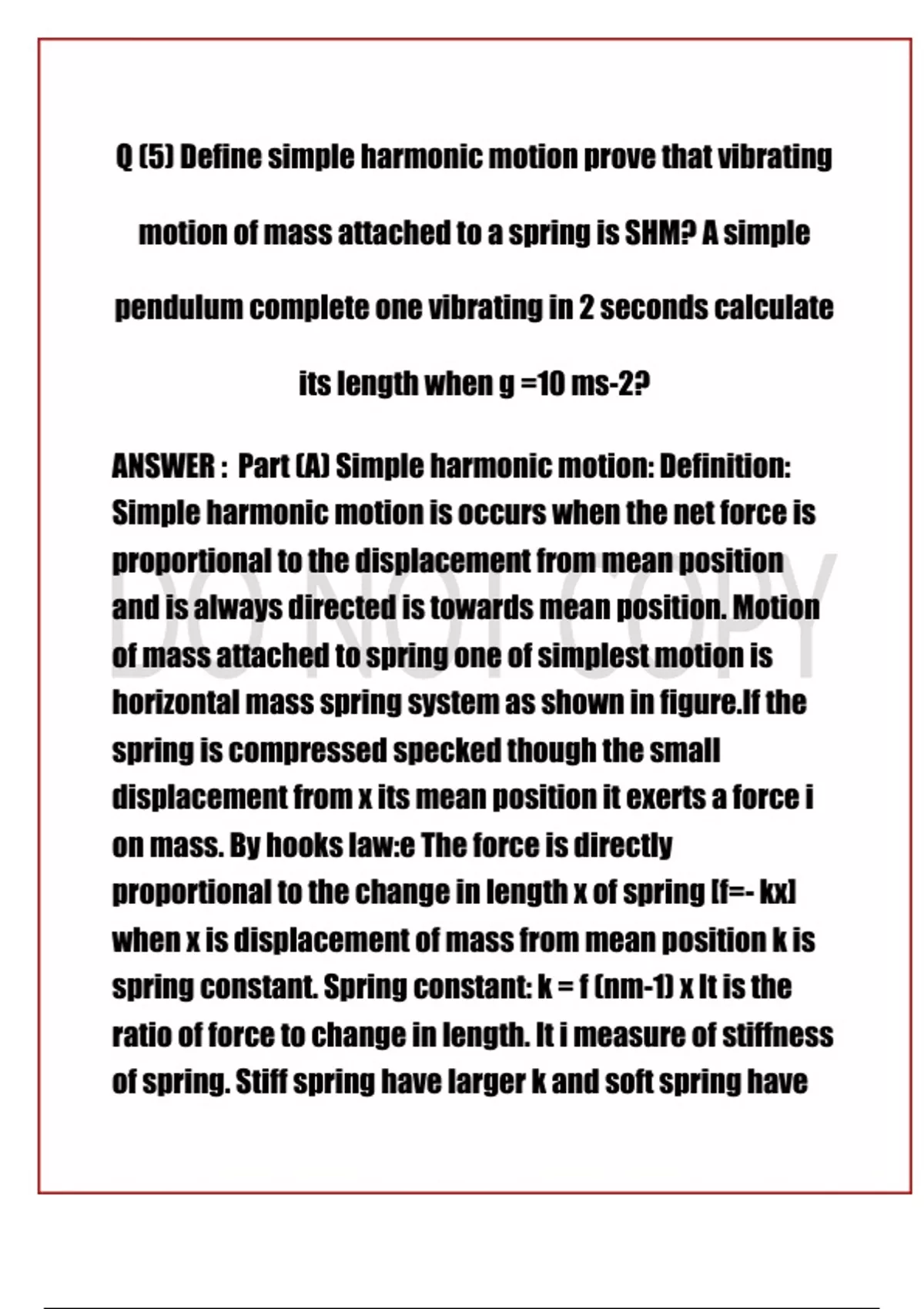 Best notes for class 10th physics chapter 1 - English or Physics ...