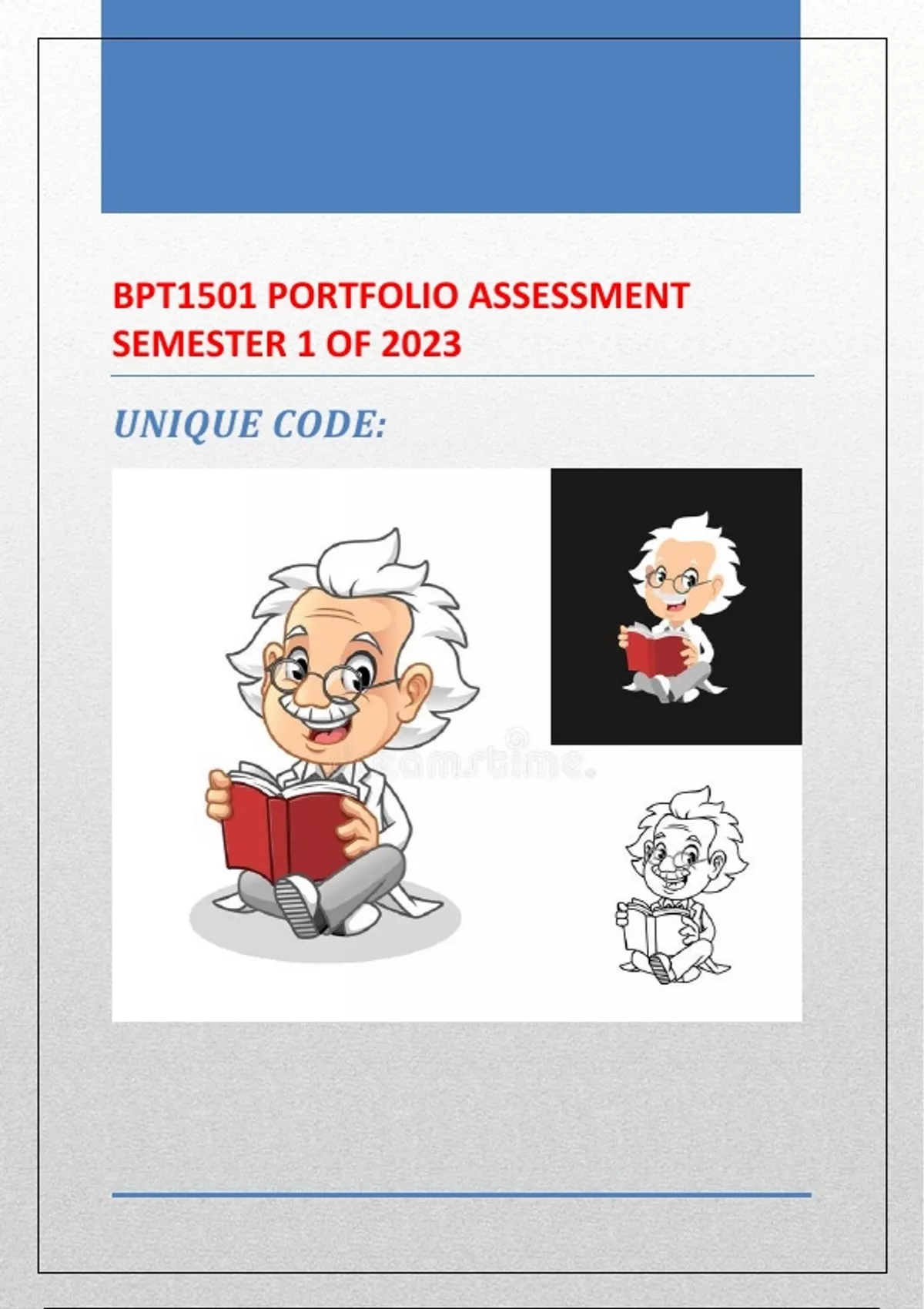 BPT1501 PORTFOLIO ASSIGNMENT 7 SEMESTER 1 OF 2023 - BPT1501 - Being A ...