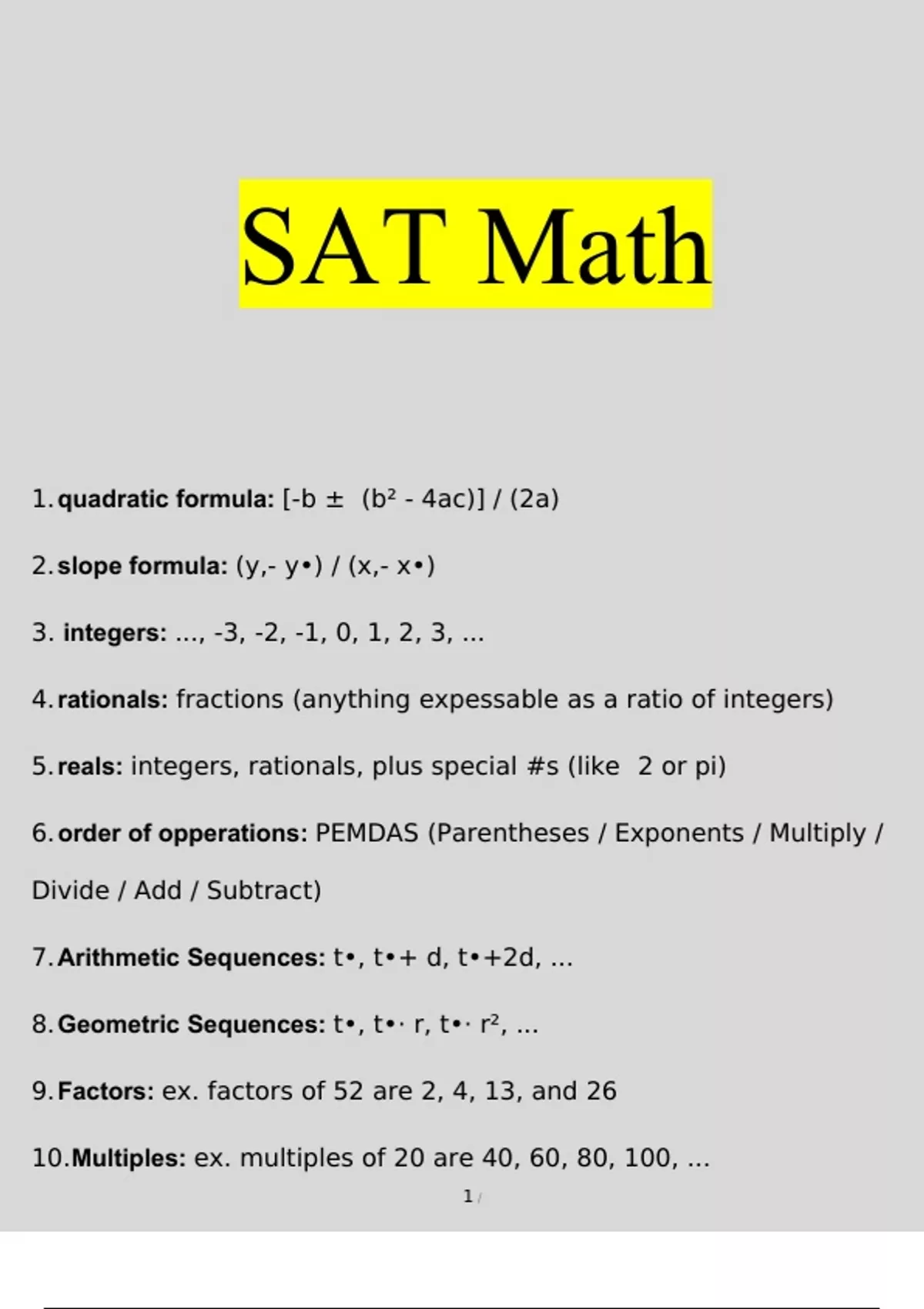 SAT Math Questions & answers 2023 - SAT - Stuvia US