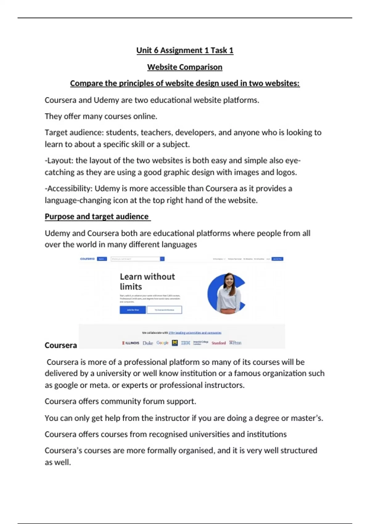 Unit 6 Website Development Assignment 1 Distinction - Unit 6 - Website Development - Stuvia UK