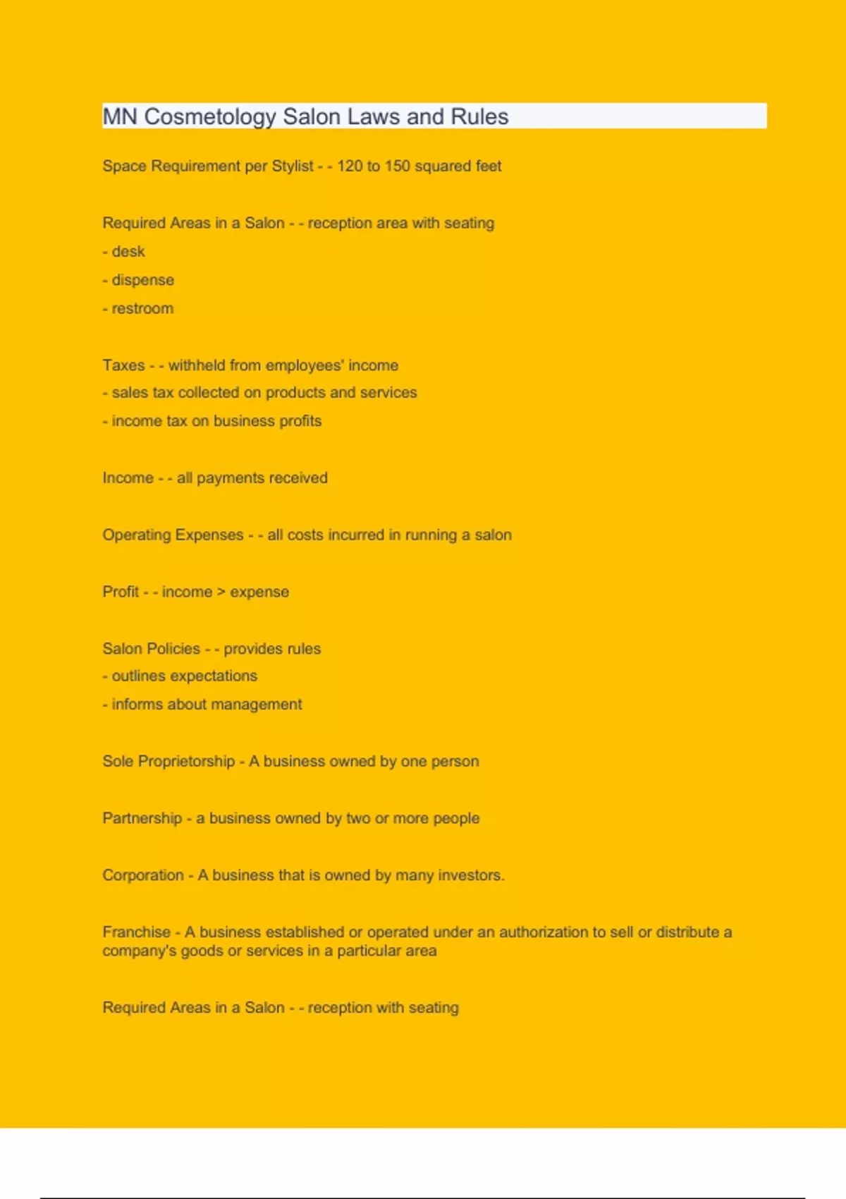 MN Cosmetology Salon Laws and Rules|2023 LATEST UPDATE|GUARANTEED ...
