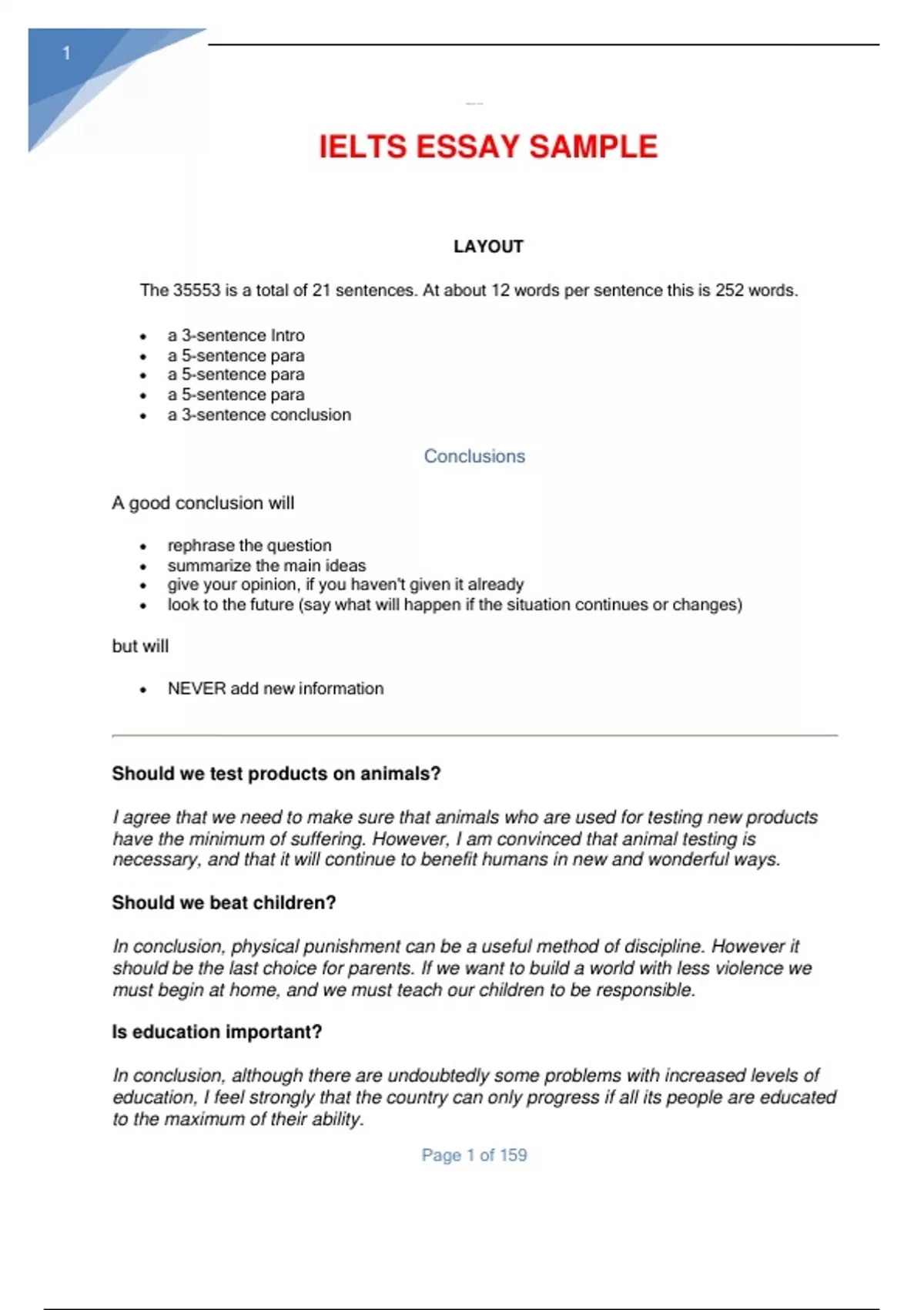 170-ielts-essay-sample-ielts-fighter. - Nursing course - Stuvia US