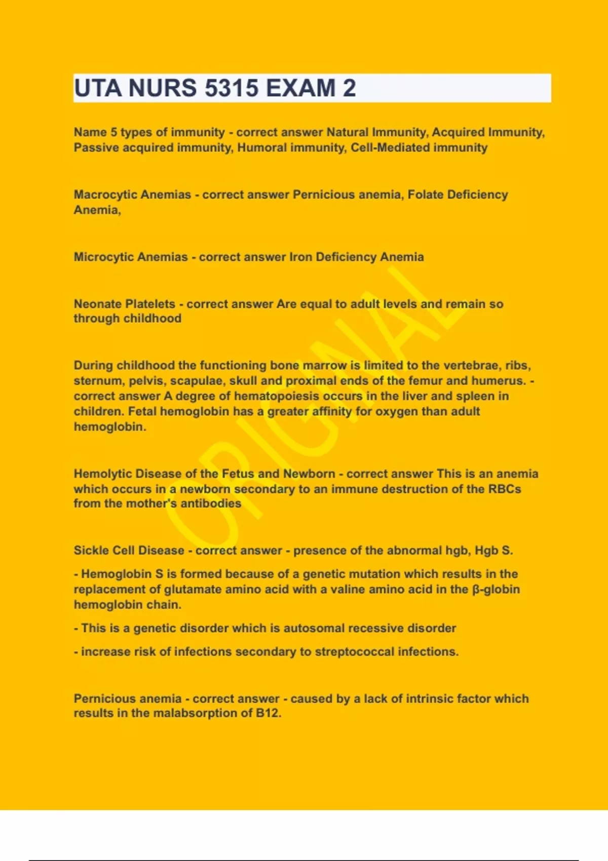 UTA Nurs 5315 Exam 2|2023 LATEST UPDATE|GUARANTEED SUCCESS - UTA Nurs ...