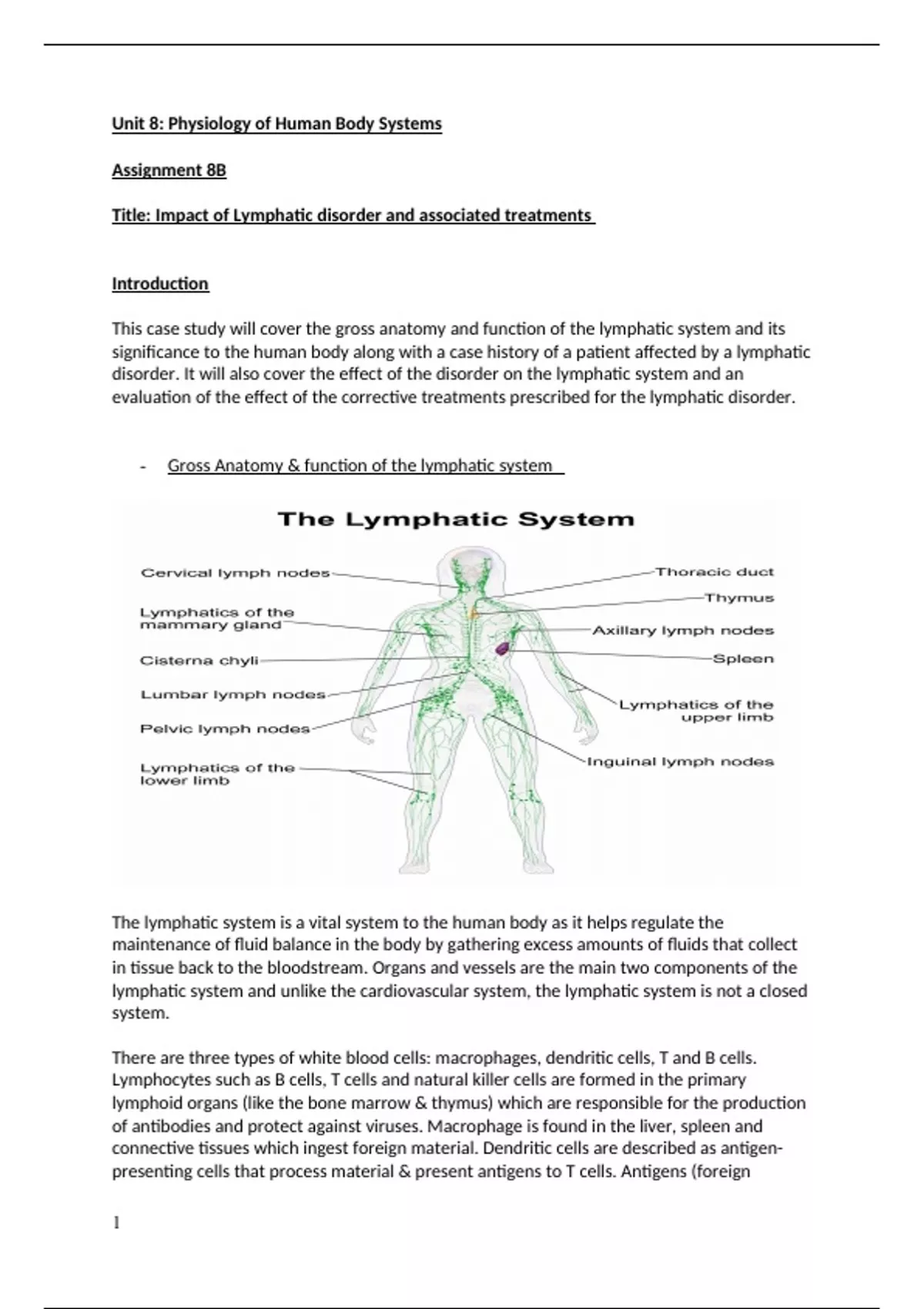 Unit 8 Physiology Of Human Body Systems Unit 8 Physiology Of