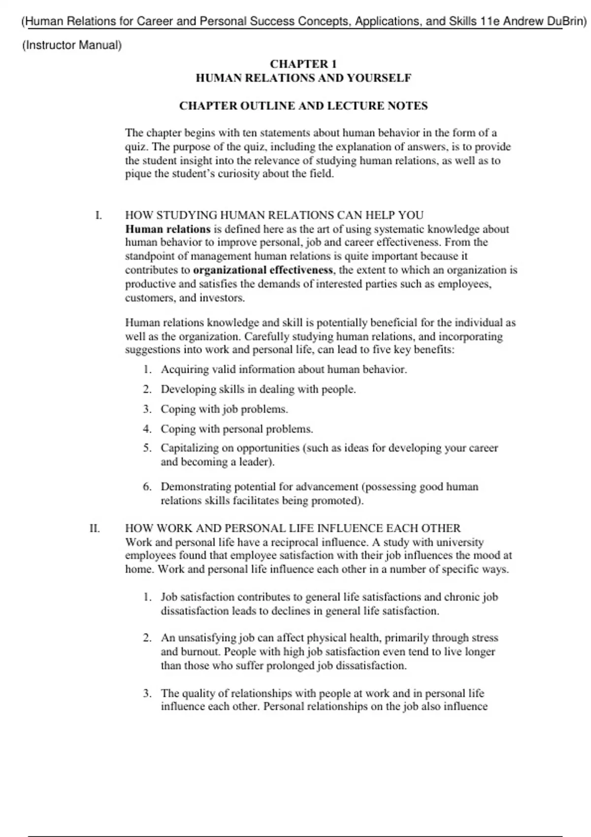 Human Relations for Career and Personal Success Concepts Applications ...
