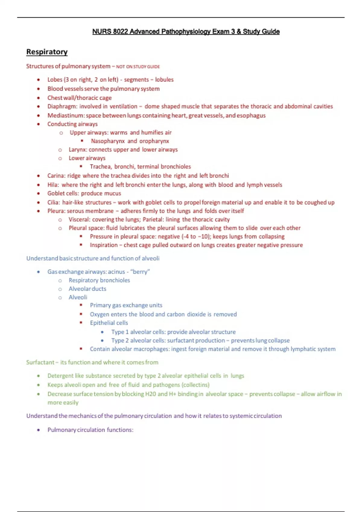 NURS 8022 Advanced Pathophysiology Exam 3 & Study Guide - NURS 8022 ...