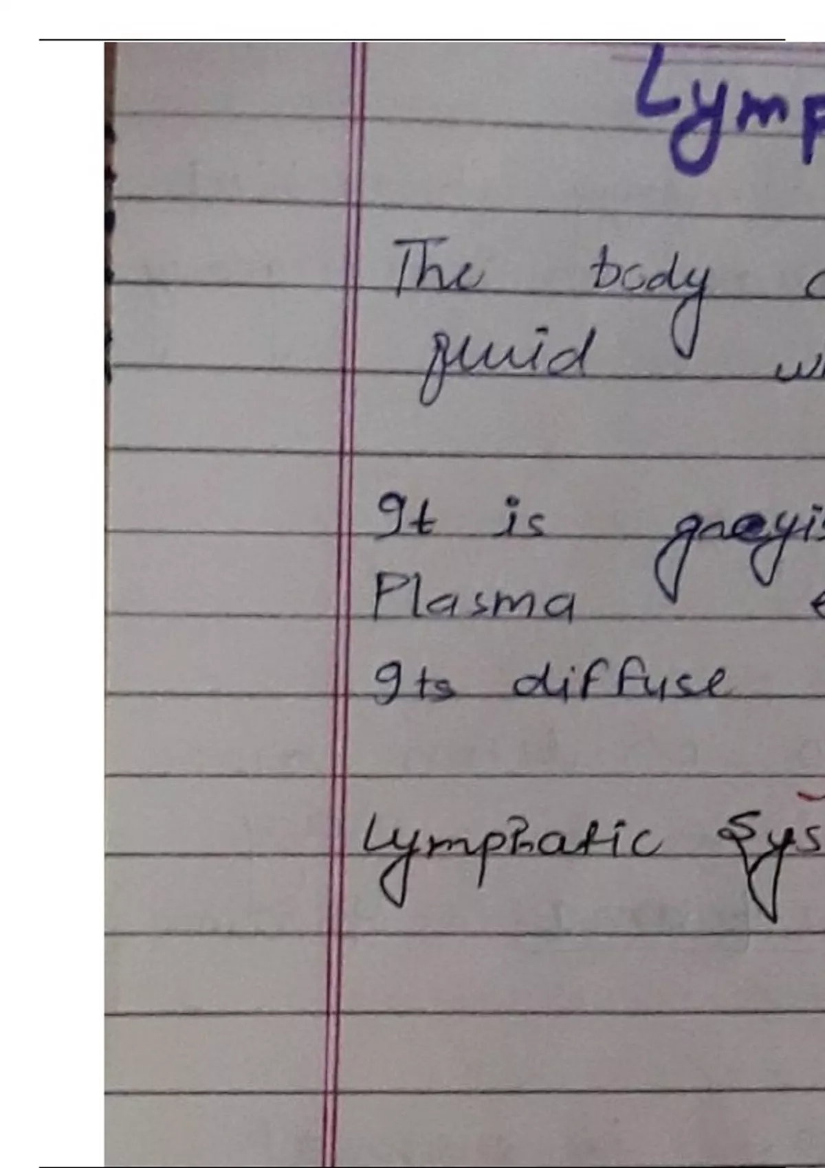 Lymphatic system Complete notes Handwritten Clear - RN- Nursing - Stuvia US