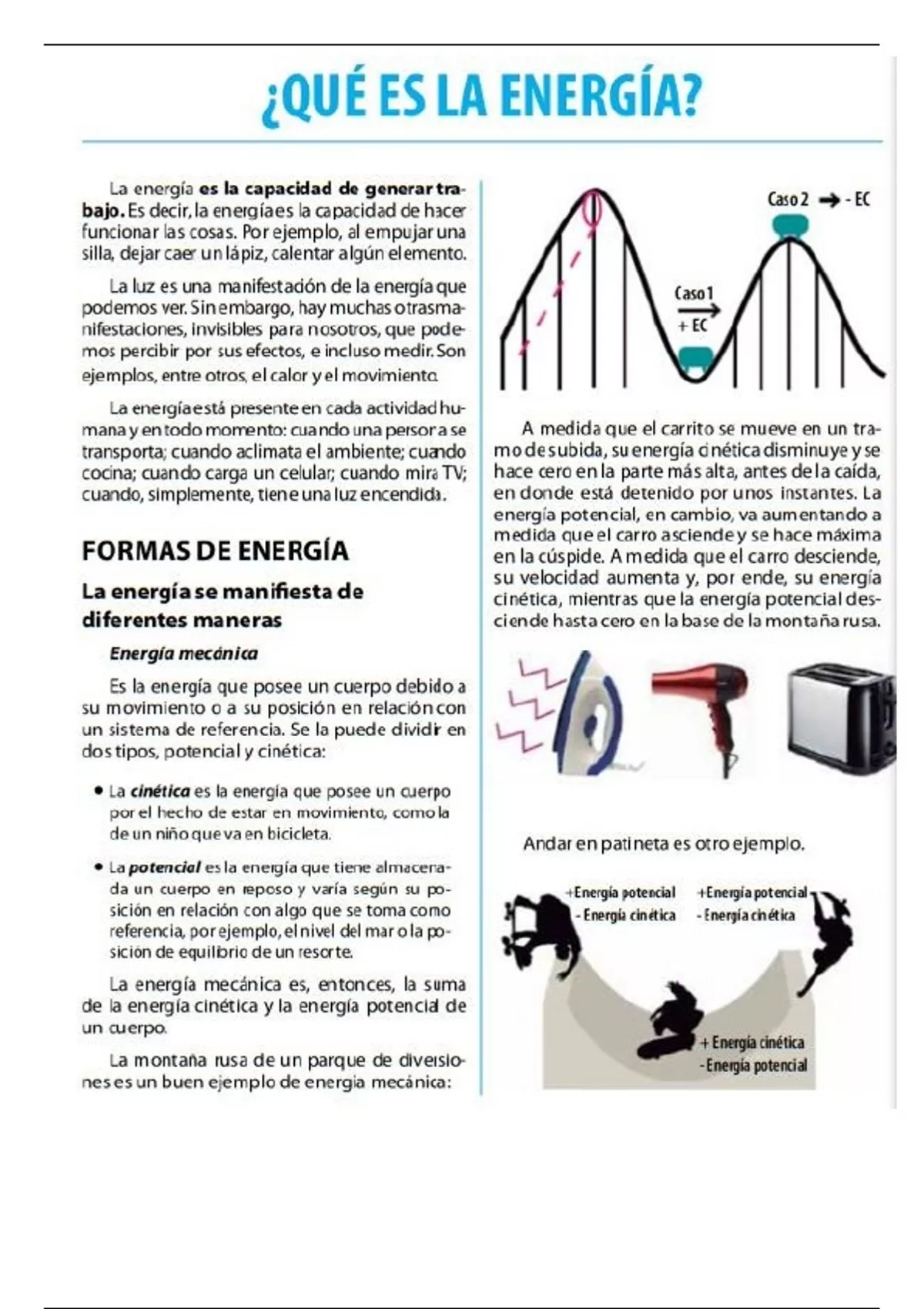 Sumario Distintos tipos de energia - Fisica - Stuvia ES